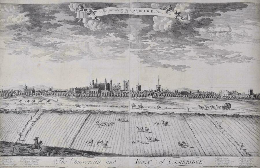 Jan Kip Cambridge University 18th Century Engraving By Jan Kip After ...
