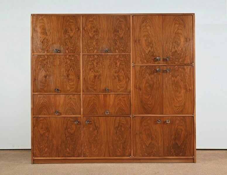 Exceptional Walnut Storage Cabinet – 1970s | Vinterior