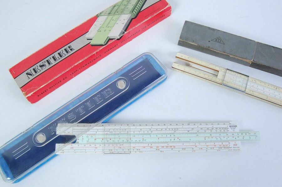 Pair Of Rulers Nestler Rulers Vintage Stationery Geometry Technical ...