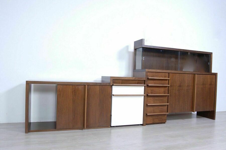 Handcrafted Living Room Furniture Design From The 70s, Tv Stand Display ...