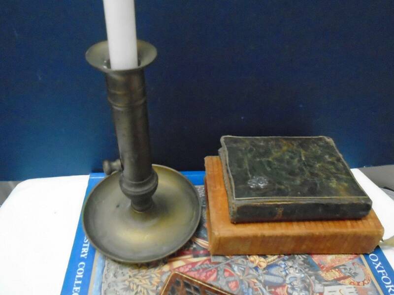 Vintage French Brass Push Up Hand Held Candle Holder, Heavy Candlestick ...