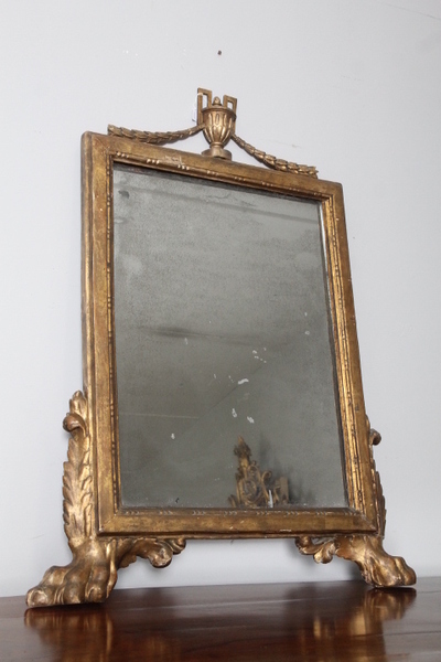 Antique First Empire Mirror 1820 Gold Leaf. Mercury Mirror | Vinterior