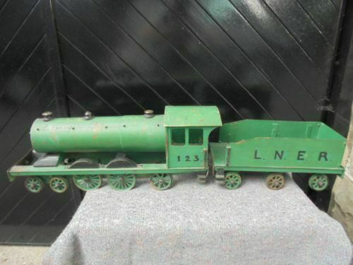 Antique Solid Brass Scale Built Model Of A Train C.1900 | Vinterior