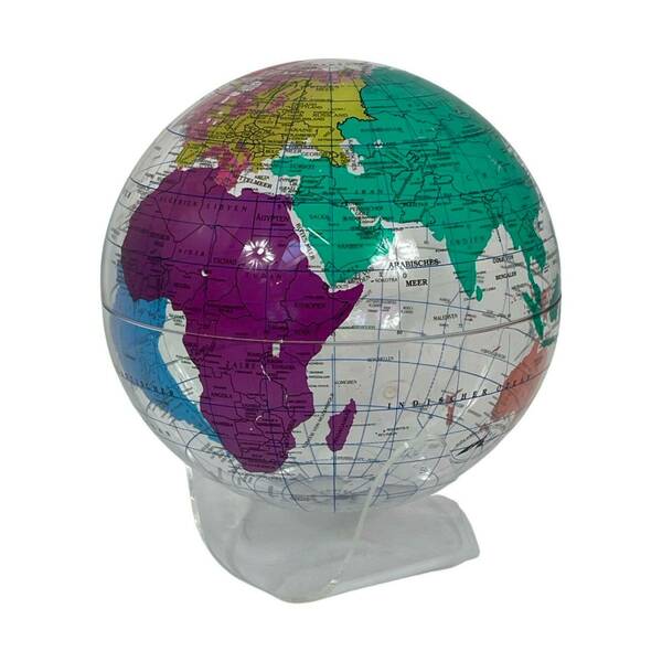 Spherical Concepts 1990’s German Made Acrylic See Through Globe On ...