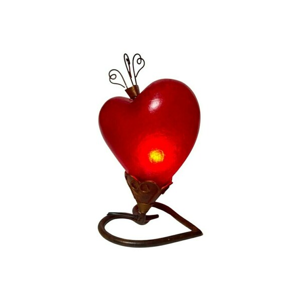 Vintage Heart Shaped Lamp Tarogo Japan | Vinterior