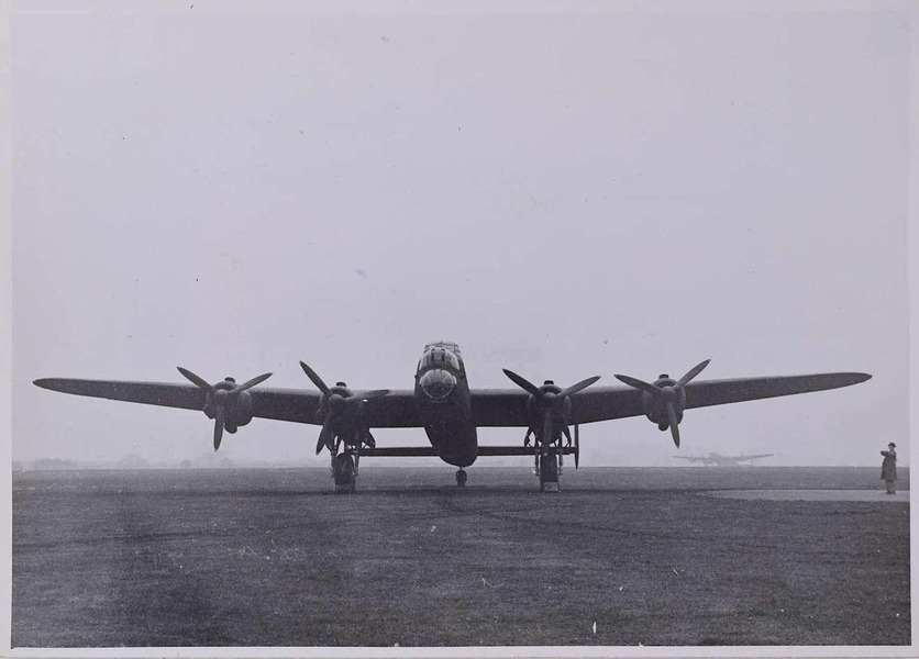 Avro Lancaster Bomber At Dispersal Point 1943 Original Silver Gelatin ...