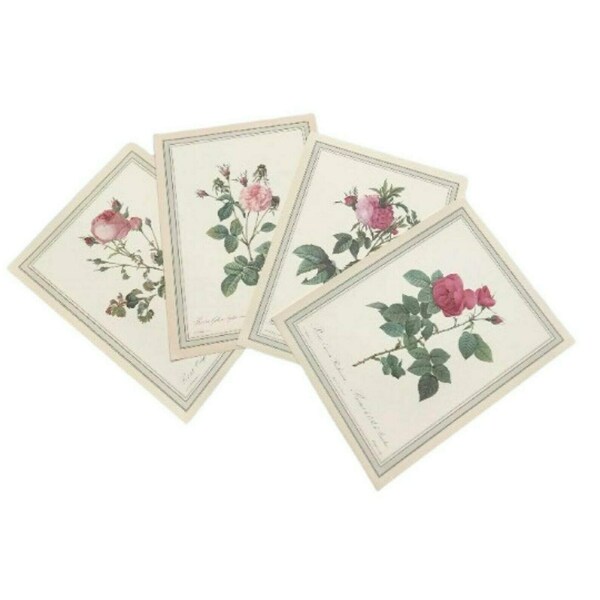 Botanical Print Wall Art Roses Set Original 1960s Vintage Rose Antique ...