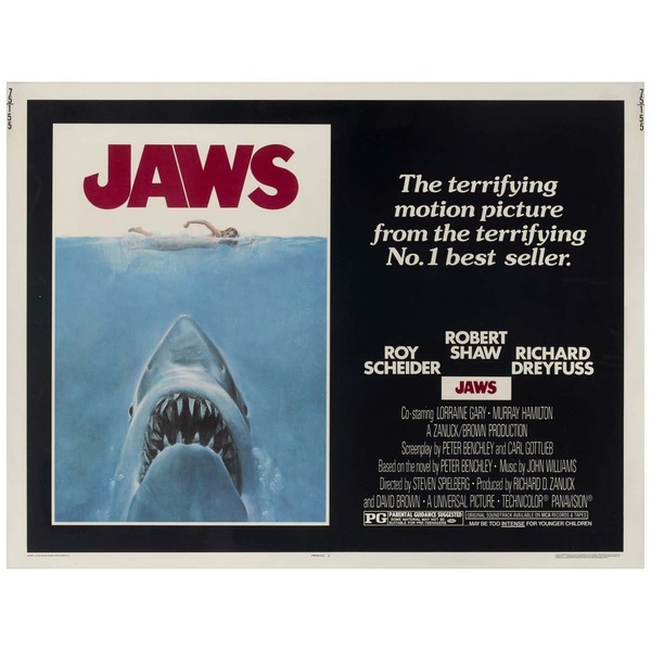 Original Us Film Poster For Jaws (1975) | Vinterior