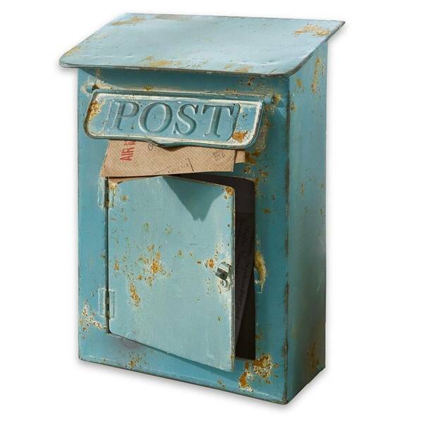 Vintage Style Letterbox, Mailbox, Vintage Letterbox, Post Box, Pillar ...