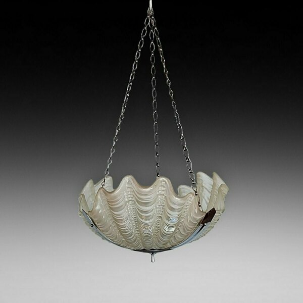 Art Deco Clam Shell Ceiling Lamp | Vinterior