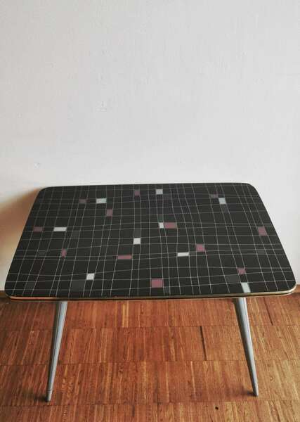Vintage Glass Top German Coffee Table From The Sixties 1960s | Vinterior