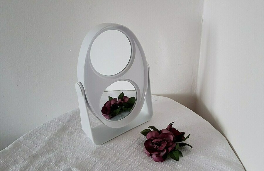 Vintage Pop Art Memphis Milano Style Table Mirror In A Plastic Frame ...