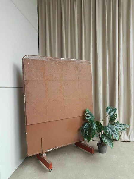 Vtg Mid Century Privacy Screen Room Divider Office Partition Changing ...