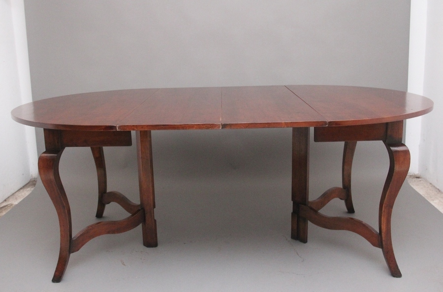 Cherry Wood Extending Dining Table | Vinterior