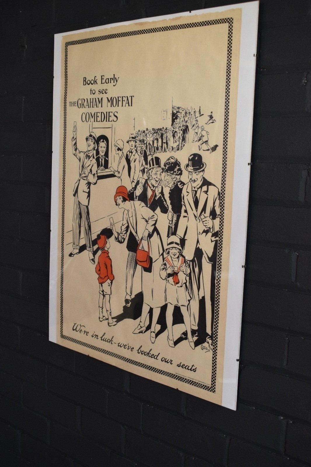 Art Deco Theatre Poster 'The Graham Moffat Comedies' | Vinterior