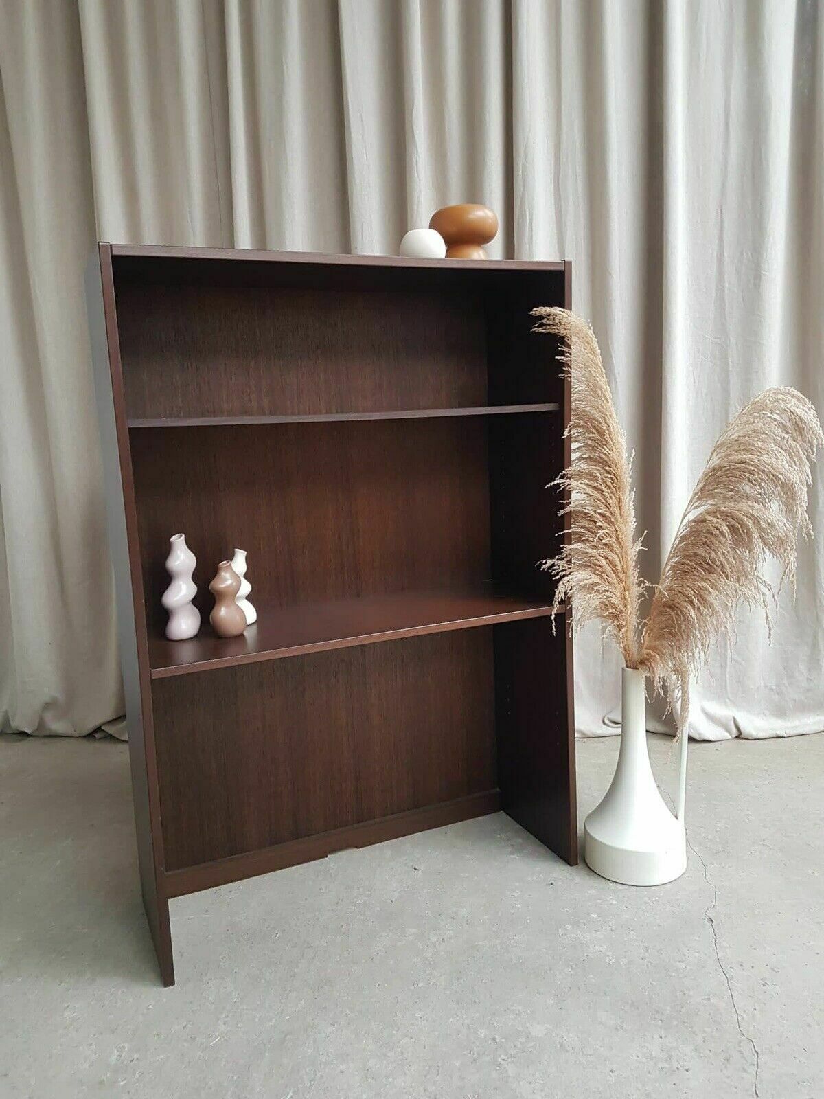 Vtg Late Mid Century Danish Bookcase Shelving Wall Unit Retro Scandi R290 Vinterior