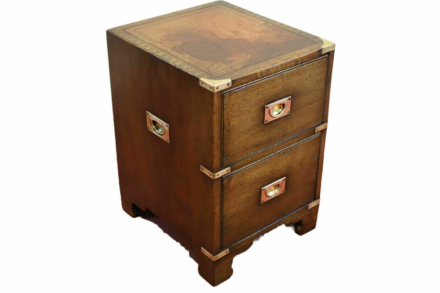Lovely Harrods London Military Campaign Bedside Table | Harrods | Vinterior
