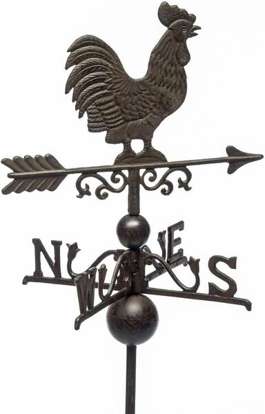 Rustic Iron Weather Vane – Perfect Garden Decor! | Vinterior