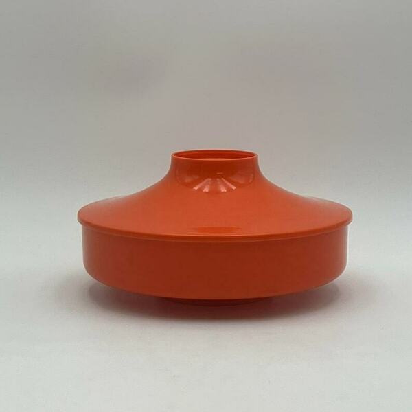 Space Age Jar Luigi Massoni Guzzini Orange Ufo Shape Plastic Container ...
