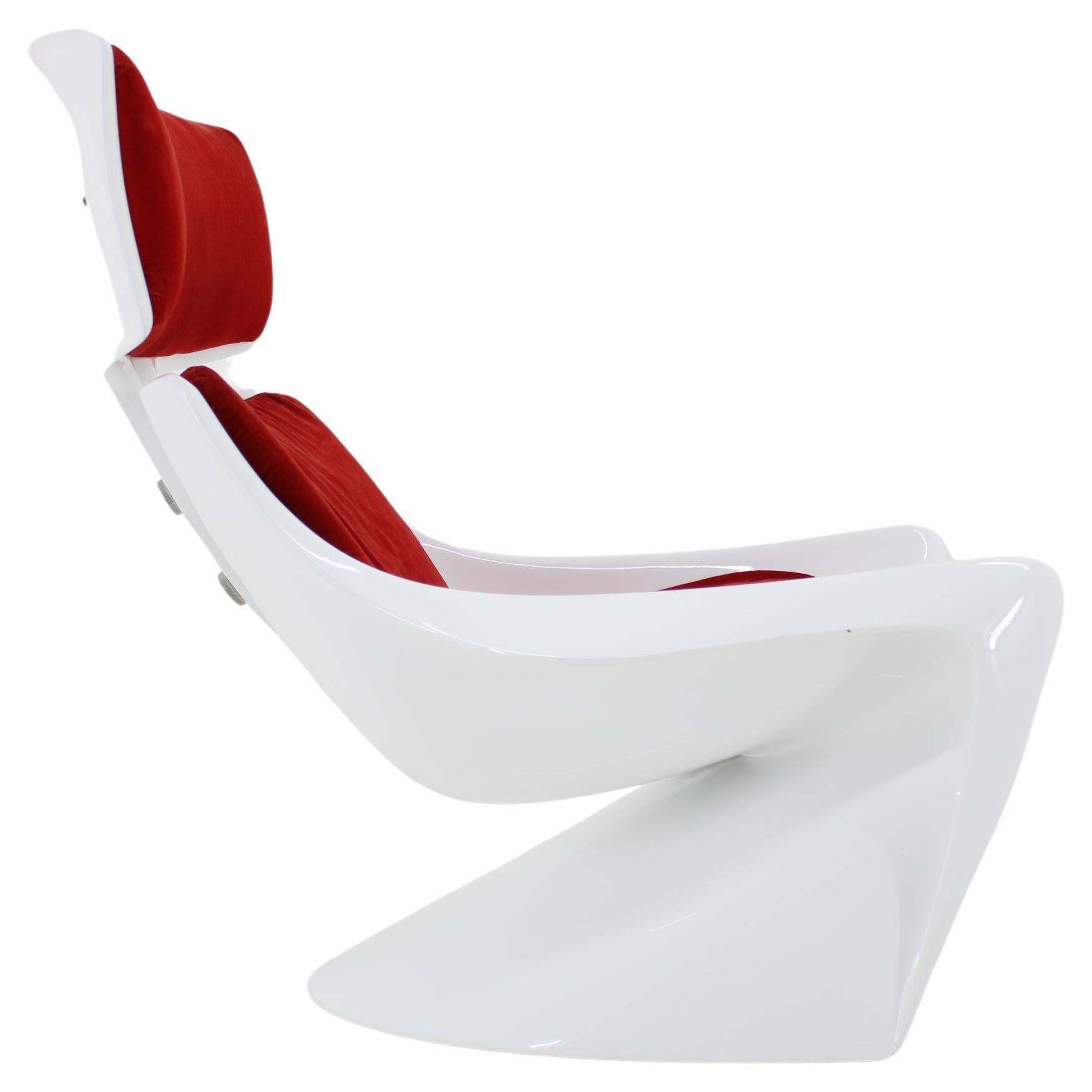 1960s Steen Ostergaard 'President' Fiberglass Lounge Chair For Cado ...