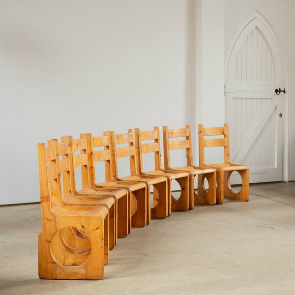 Hand Crafted Alpine Chairs C1920 (For A Set Of 4) | Vinterior