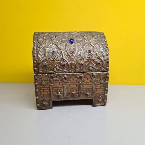 Gothic Style Chest Attributed To Alfred Louis Achille Daguet, From ...