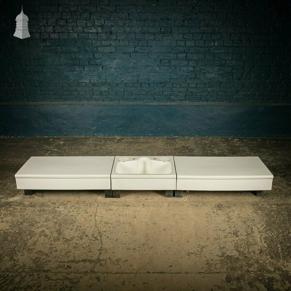 Sink And Drainers Rare Complete Mid Century Three Piece Sanitary Sink ...