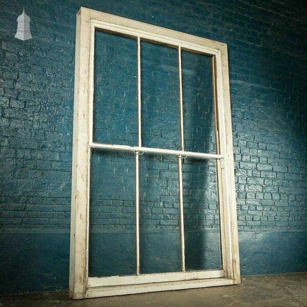 Hardwood Sliding Sash Windows, 8ft High, Edwardian | Vinterior