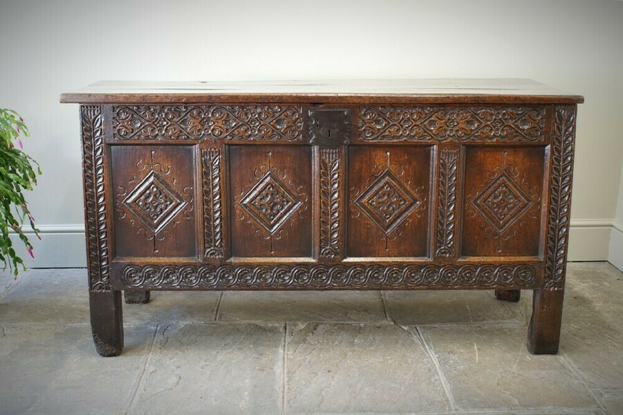 17th Century Yorkshire Coffer, 1700s | Vinterior