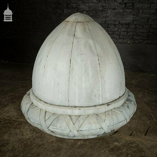 Large Early 19th C Zinc Architectural Acorn Finial Dome Cupola | Vinterior