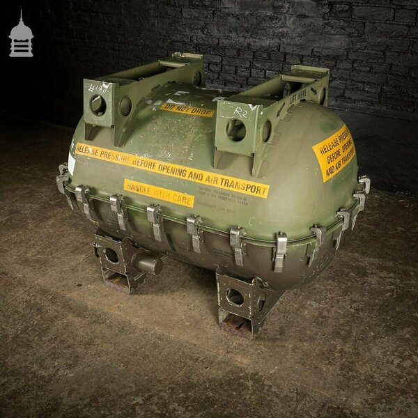 Industrial Aluminium Ex Raf Shipping Capsule Military Storage Crate ...