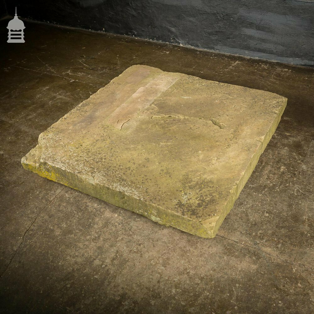 Huge Reclaimed Yorkstone York Stone Flag Slab | Vinterior