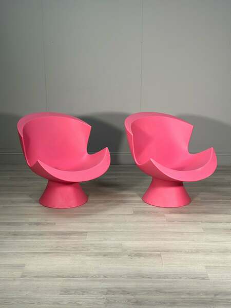 Pair Of Karim Rashid For Label Kite Lounge Chairs | Karim Rashid ...