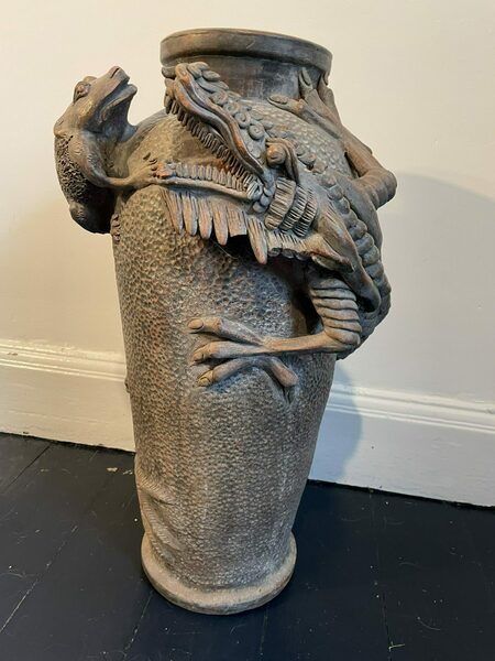 Large Japanese Dragon Vase Circa 1890 | Vinterior