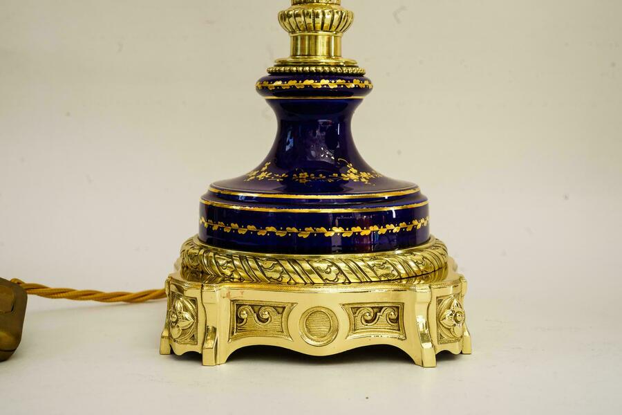 2 Big Historistic Table Lamp Vienna Around 1890s | Vinterior