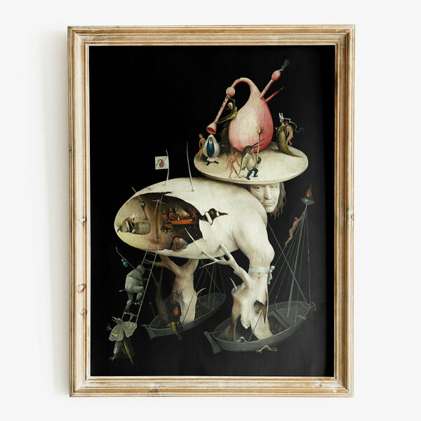 Hieronymus Bosch Tree Man Art Print, The Garden Of Earthly Delights ...