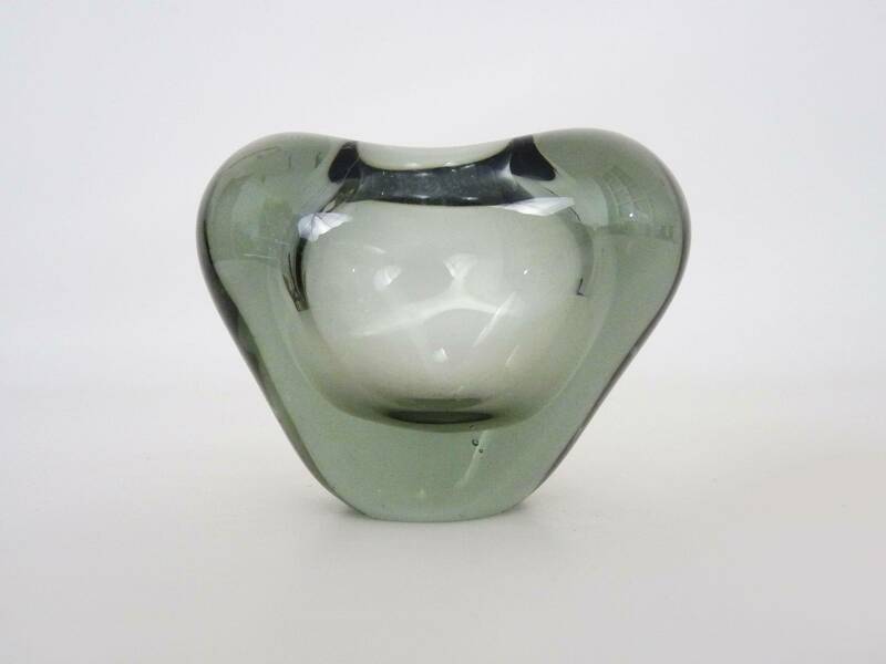 Heart Shaped Vase Per Lütken For Holmegaard. Signed And Dated 1902 ...