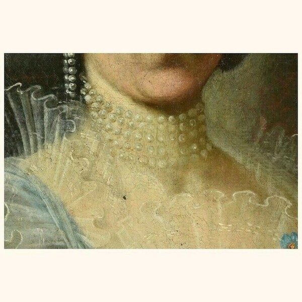 Signed 18th Century Oil Portrait Of An Aristocratic Viennese Woman ...
