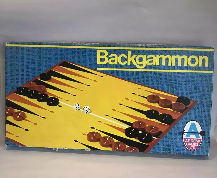 Vintage Backgammon Set By Arrow Games 1973 Boxed Board Game, Complete | Vinterior