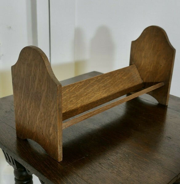 Oak Desk Top Book Trough | Vinterior