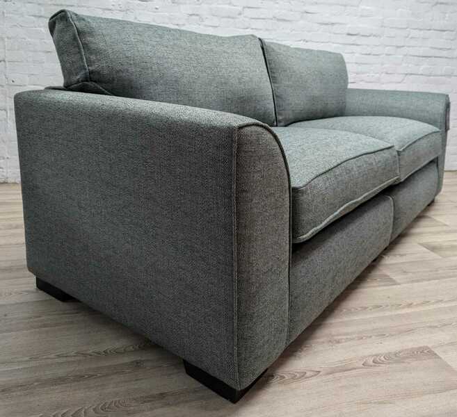 Ex Display Ashley Manor Malone Split Large 2 Seater Sofa In Sage Weave ...