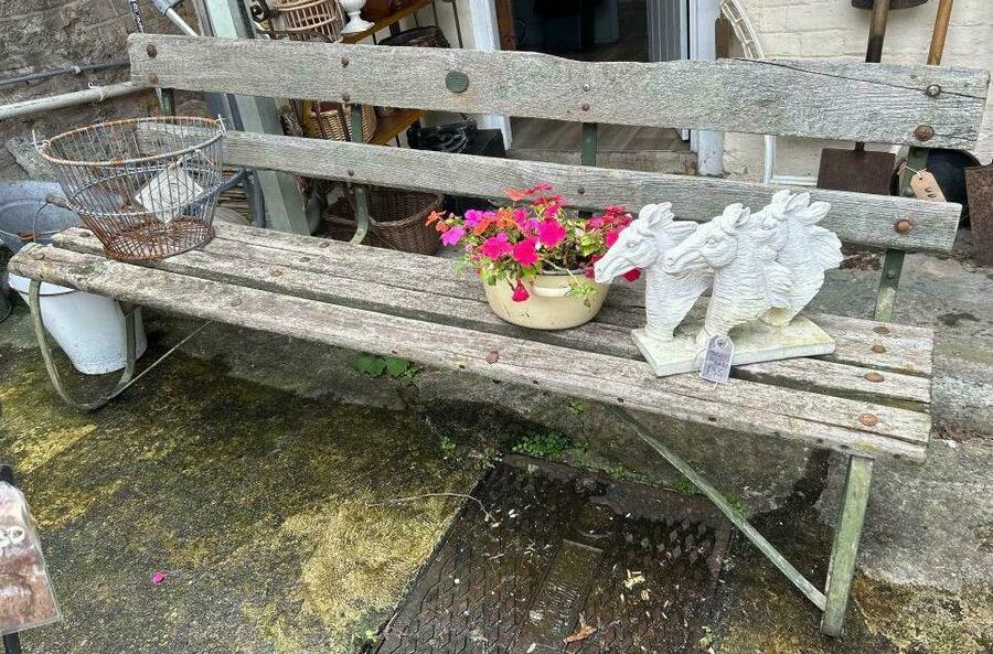 Unique Garden Bench Made From Reclaimed Ships Timbers | Vinterior