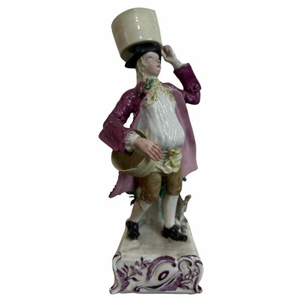Longton Hall Figure Of Milkman, Circa 1755 | Vinterior