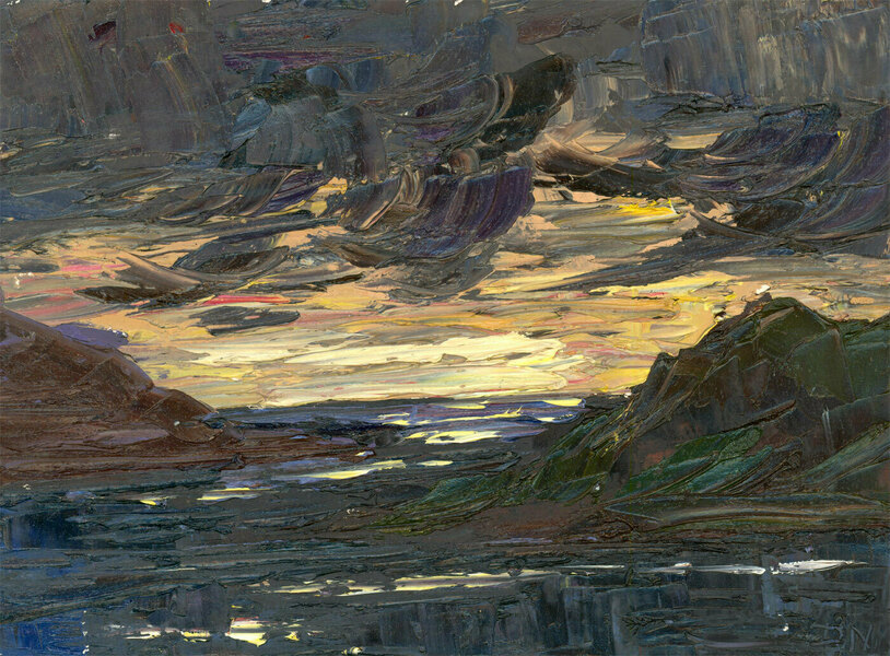 Daniel Nichols Contemporary Oil, Beam Of Sunlight | Vinterior