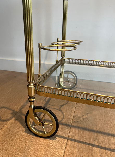 Neoclassical Style Brass Trolley With Cherub Decor In The Style Of ...