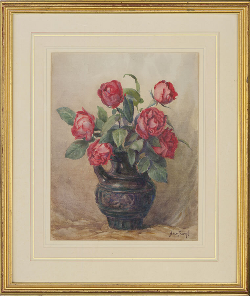 Augustus Morton Hely Smith Rba Early 20th Century Watercolour, Roses In ...