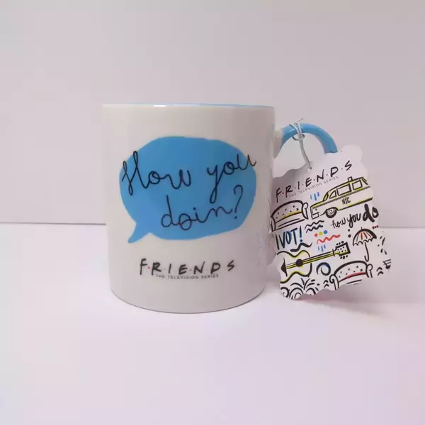 Friends The Tv Series Mug White With Blue Interior | Vinterior