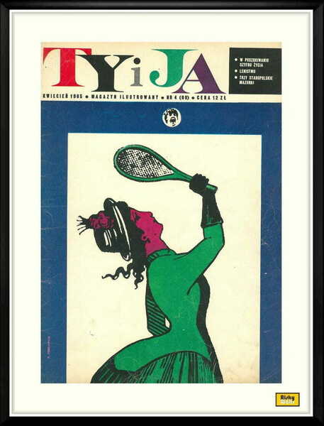 The Cover Of The Monthly Magazine Ty And Ja, Cars. Franciszek ...