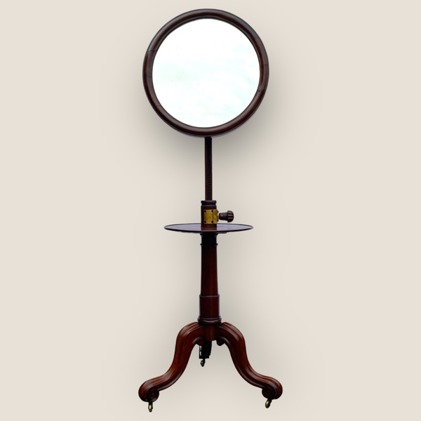 Victorian Mahogany Adjustable Gentlemen’s Shaving Stand With A Mirror ...