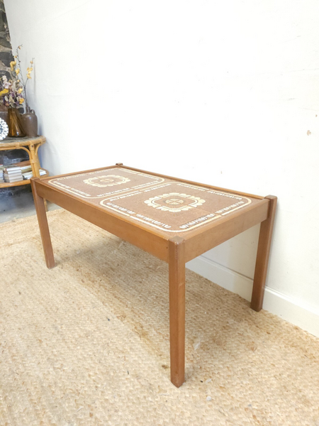 Retro Coffee Table Tile Top Mid Century Original 1960s Vintage Delivery ...